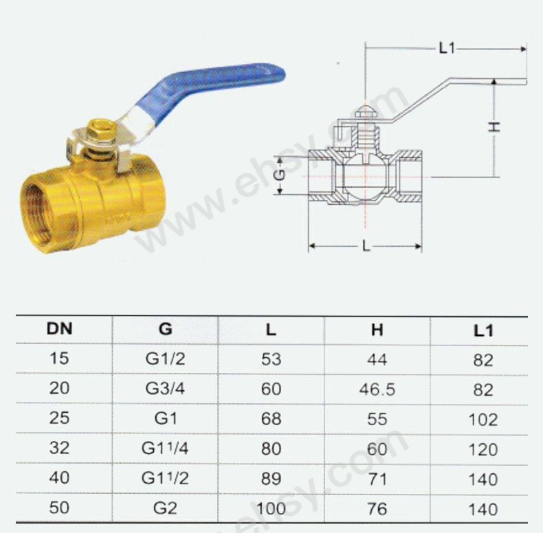 日高 黄铜球阀，Q11T-16T DN32【多少钱 规格参数 图片 采购】-西域