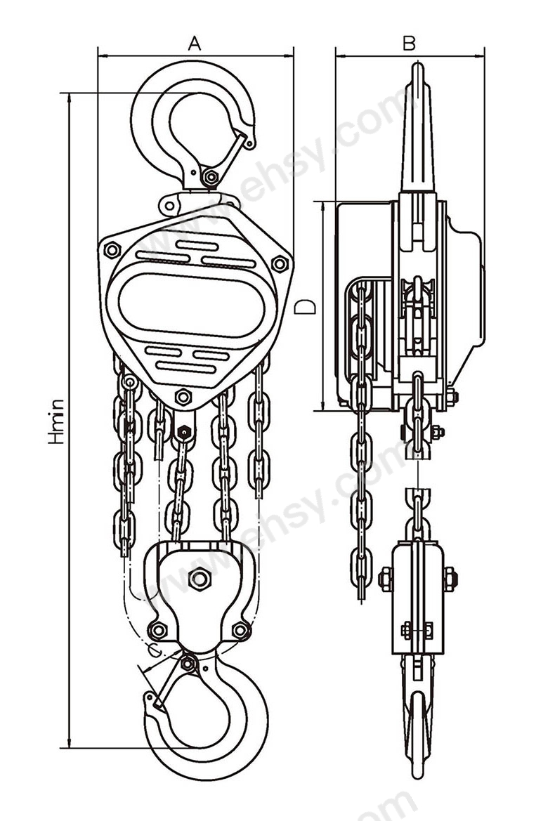 世达 重型手拉葫芦，97864 2T*6M 售卖规格：1台【多少钱 规格参数 图片 采购】-西域