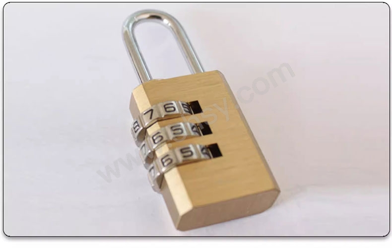 三环 黄铜密码锁，T123(C09) 不通开三位密码锁体20×10mm锁梁φ3mm锁梁宽8mm总高54mm 售卖规格：1把【多少钱 规格参数 ...