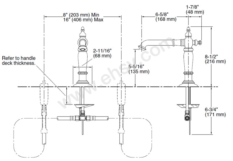 科勒 雅蒂诗8”脸盆龙头出水嘴-高出水口，K-72760T-AF【多少钱 规格参数 图片 采购】-西域