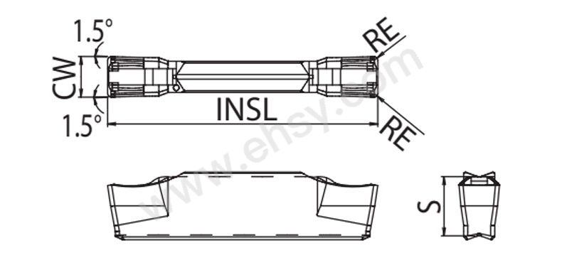 京瓷 切槽切断刀片，GDM2020N-020PH PR1535 售卖规格：1片【多少钱 规格参数 图片 采购】-西域