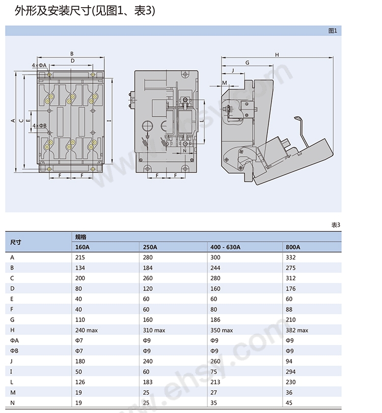 正泰CHINT HR6熔断器式隔离开关，HR6-250/31 200A【多少钱 规格参数 图片 采购】-西域