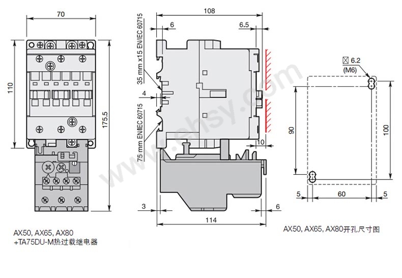 ABB 接触器，AX18-30-01（AC380-400V50HZ/AC400-415V60HZ）【多少钱 规格参数 图片 采购】-西域