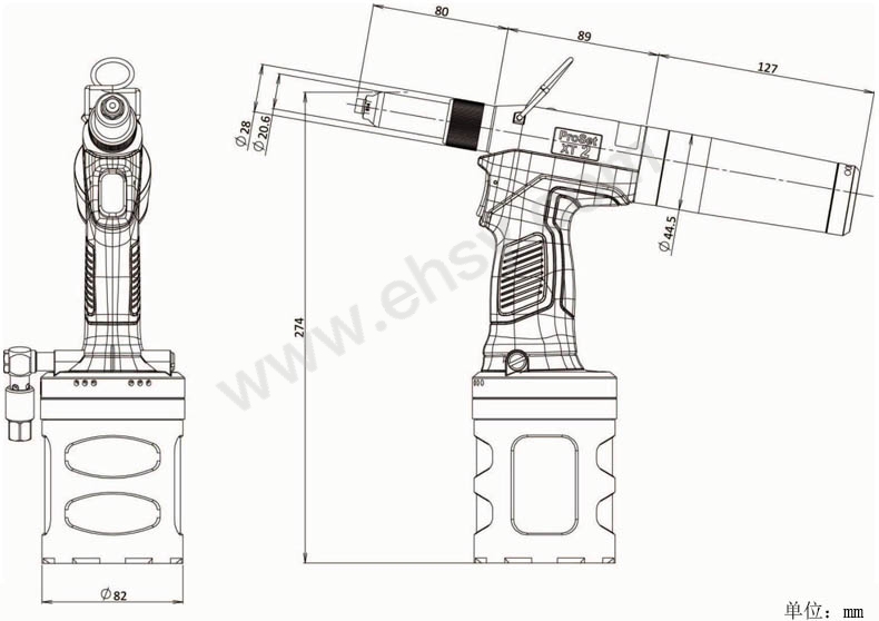 POP&AVDEL 气动铆钉枪，ProSet XT2 3.2-4.8mm所有铆钉（代替NG2、POP2500） 售卖规格：1把【多少钱 规格 ...