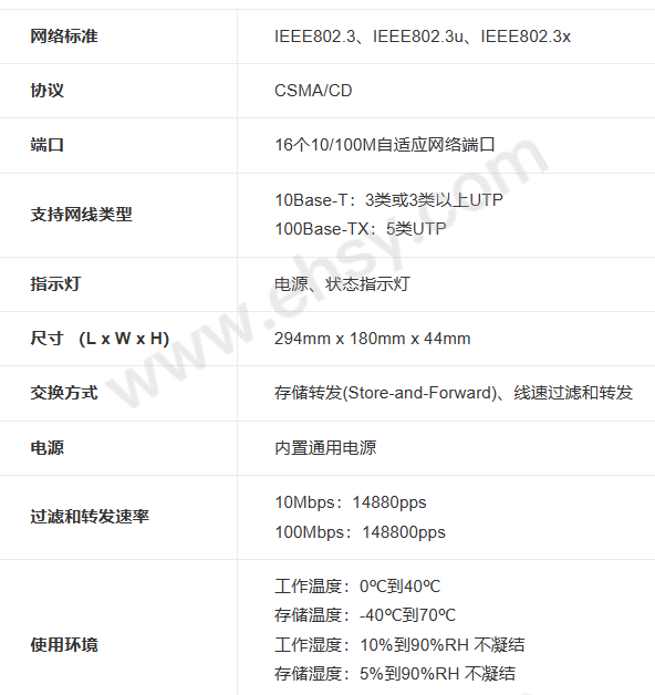 水星/MERCURY 百兆交换机，S116D 16口百兆交换机 售卖规格：1台【多少钱 规格参数 图片 采购】-西域