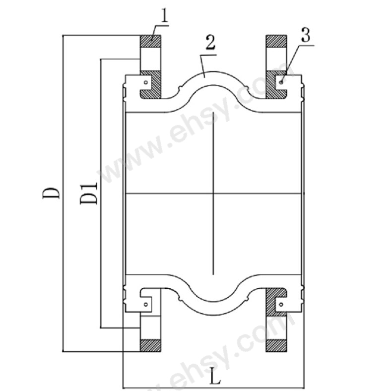 加能 橡胶软接头，JGD41-16 DN350,L=255mm,PN16,不锈钢接头,中间管材质天然橡胶 售卖规格：1个【多少钱 规格参数 图片 采购】-西域