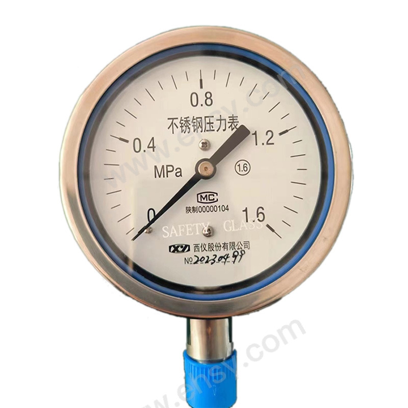 西仪 不锈钢压力表，YTF-100 0-4.0MPa M20*1.5 表壳304,接液316L 售卖规格：1个【多少钱 规格参数 图片 采购】-西域