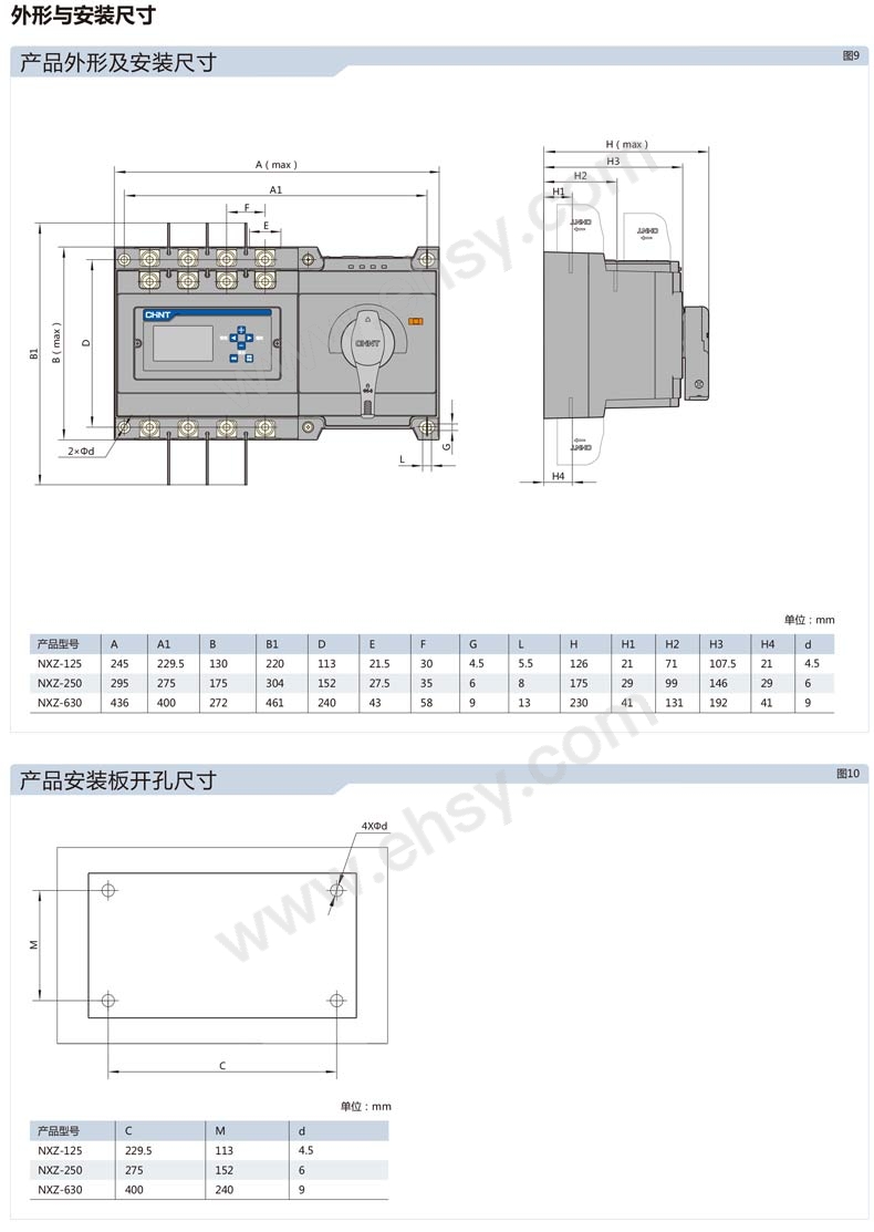 正泰/CHINT NXZ系列自动转换开关电器，NXZ-125/4A 100A 售卖规格：1个【多少钱 规格参数 图片 采购】-西域