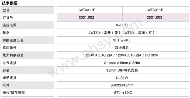 雷普 电气柜自动温度控制器，JWT6011F，常开 售卖规格：1台【多少钱 规格参数 图片 采购】-西域
