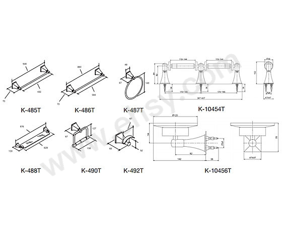 科勒 毛巾环，K-487T-AF 梅玛 售卖规格：1个【多少钱 规格参数 图片 采购】-西域