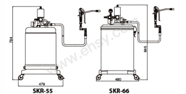 雅玛达/山田 气动润滑脂泵SKR-55【多少钱 规格参数 图片 采购】-西域