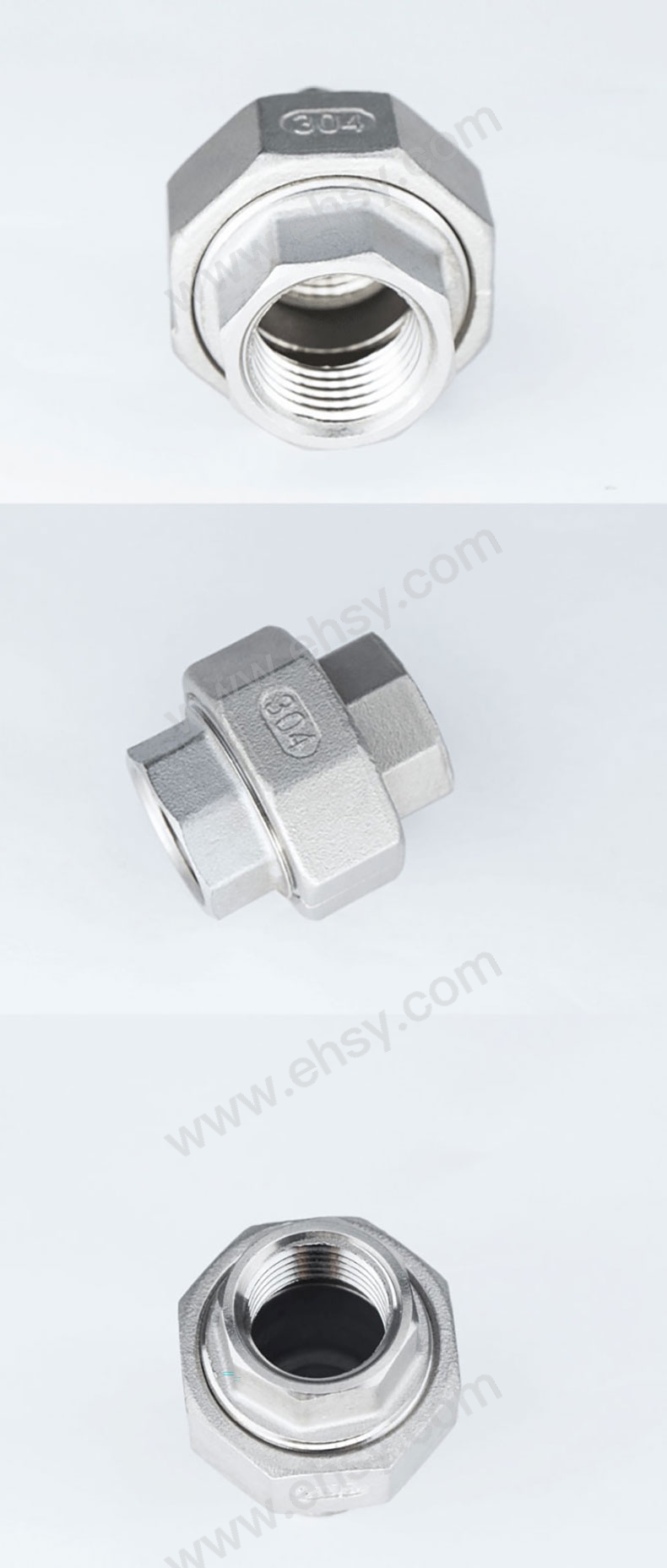 海斯迪克 304不锈钢锥面内牙活接头，HKYC-31 304系列 DN20 外径25mm 售卖规格：1个【多少钱 规格参数 图片 采购】-西域