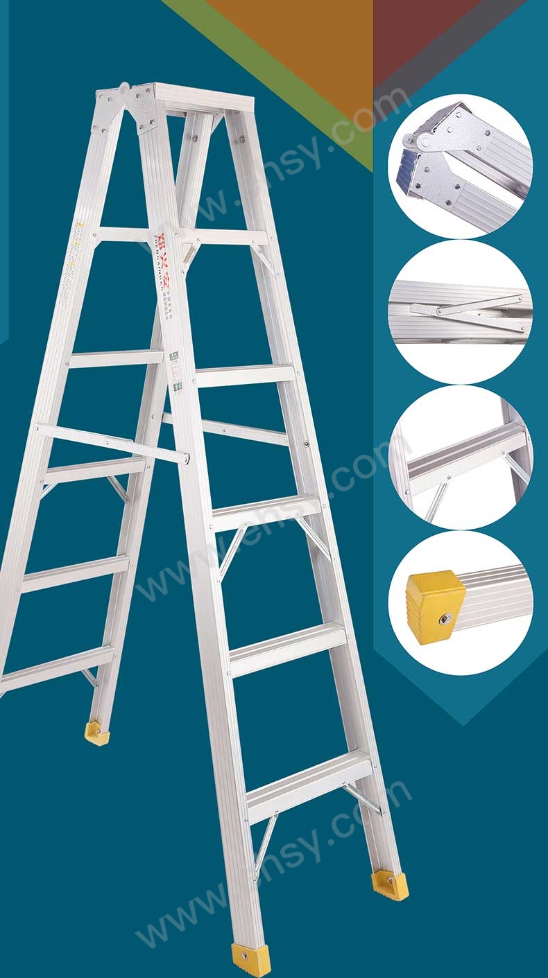 郑兴安 铝合金双侧人字梯，LGPS-20 梯长m：2 载重kg:120 售卖规格：1架【多少钱 规格参数 图片 采购】-西域