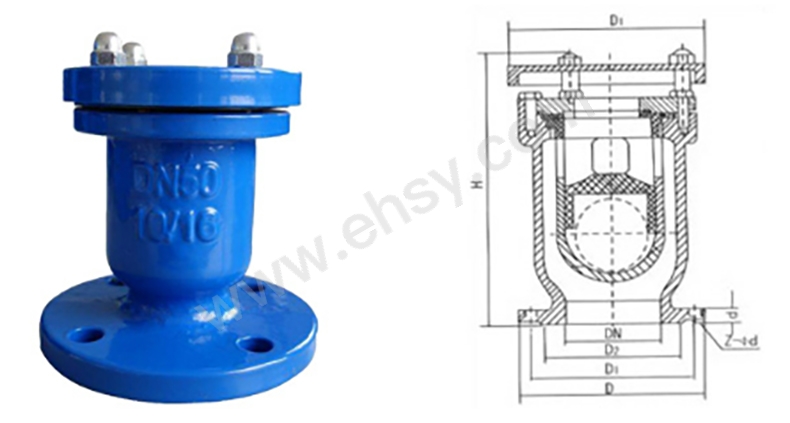 FGO 排气阀，碳钢单口快速法兰排气阀，P41X-16C，DN200【多少钱 规格参数 图片 采购】-西域