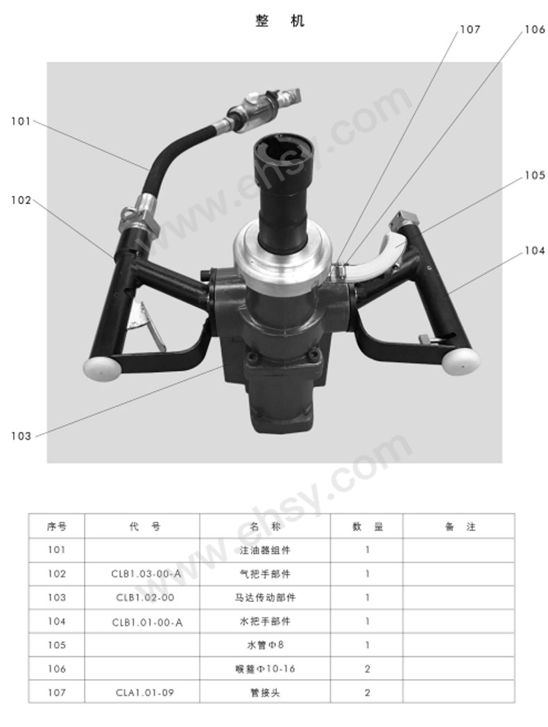 长力科技 气动手持式帮锚杆钻机，ZQS-60/2.5s 售卖规格：1台【多少钱 规格参数 图片 采购】-西域