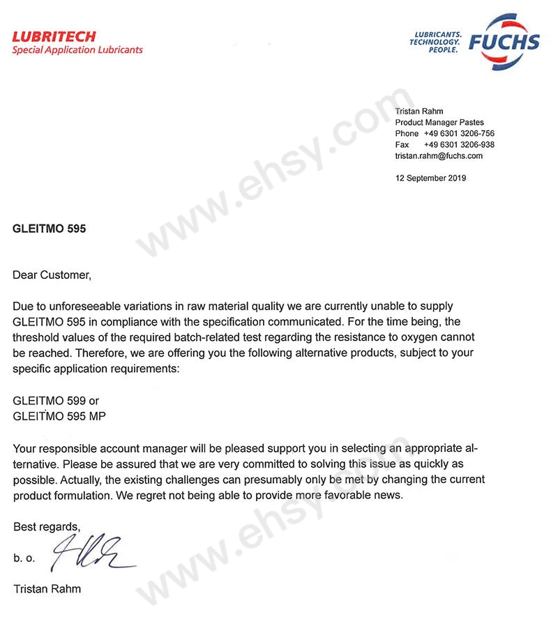 福斯/FUCHS 润滑膏，Gleitmo 595 MP 60g/罐 售卖规格：60克/罐【多少钱 规格参数 图片 采购】-西域