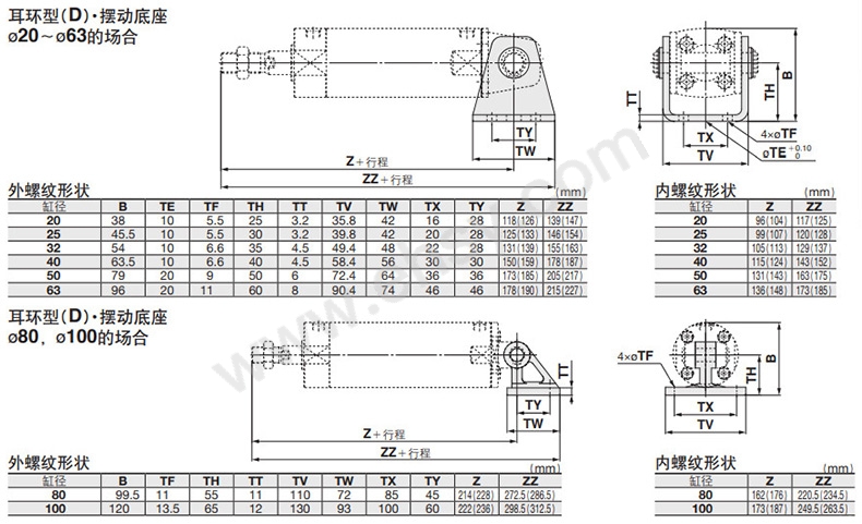 SMC 气缸，CDG1LA32-350Z-M9BWL【多少钱 规格参数 图片 采购】-西域