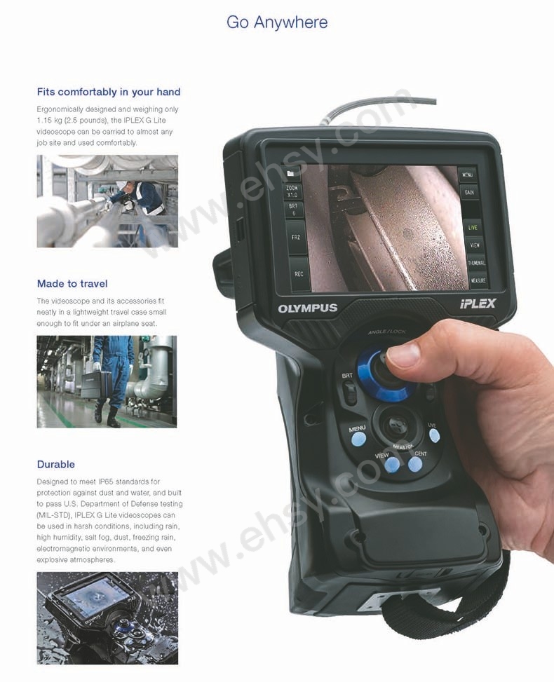 奥林巴斯OLYMPUS 工业内窥镜套装，4.3英寸，直径4毫米长度2.0米，IV9420GL+AT120D/FF【多少钱 规格参数 图片 采购】-西域