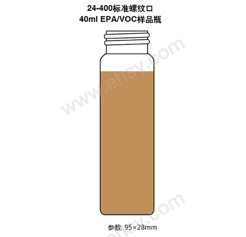 CNW 24-400 透明螺纹口40mL样品存储瓶（EPA样品瓶）（带书写），VAAP-340024E-2895-100 100只/纸盒，4纸盒/纸箱 售卖规格：1盒【多少钱 规格参数 图片 ...