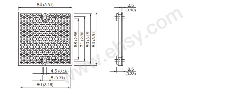 西克/SICK 反光板，PL80A 售卖规格：1个【多少钱 规格参数 图片 采购】-西域