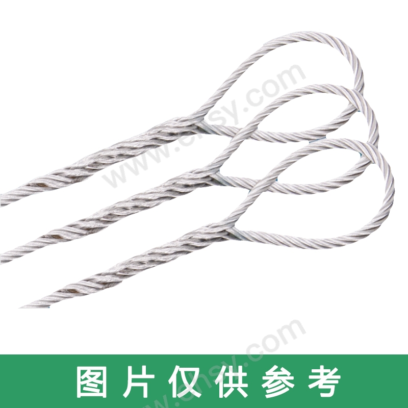 西域推荐 插编钢丝绳索具(麻芯)，光面有油，φ12mm*3M*1.1T【多少钱 规格参数 图片 采购】-西域