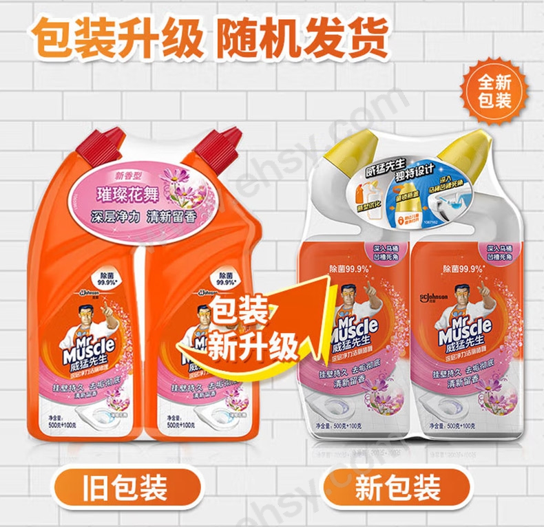 威猛先生 深层净力洁厕啫哩，璀璨花舞 600g*2瓶 单位：组【多少钱 规格参数 图片 采购】-西域