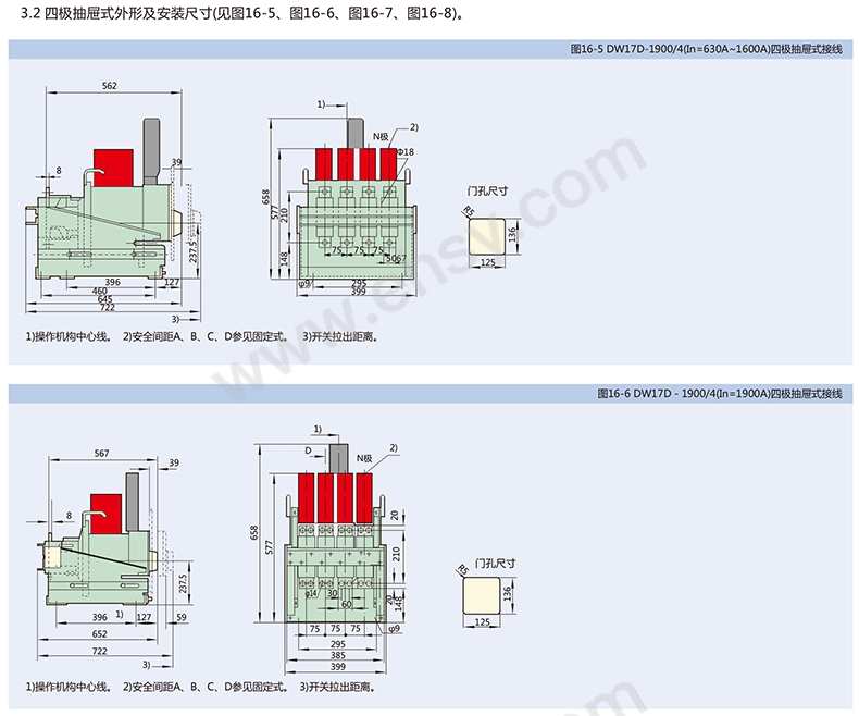 正泰CHINT DW17系列万能式框架断路器，DW17-1250A/4P 抽屉式预储能 AC220V【多少钱 规格参数 图片 采购】-西域