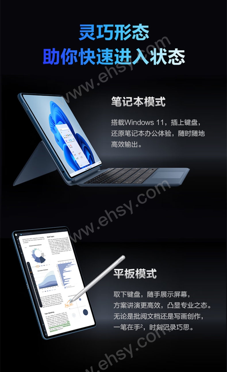 华为 平板电脑，MateBook E/DRC-W76/12.6英寸/11代酷睿i7-1160G7/16+512GB/WIFI灰/win11H/2年保修【多少钱 规格参数 图片 采购】-西域