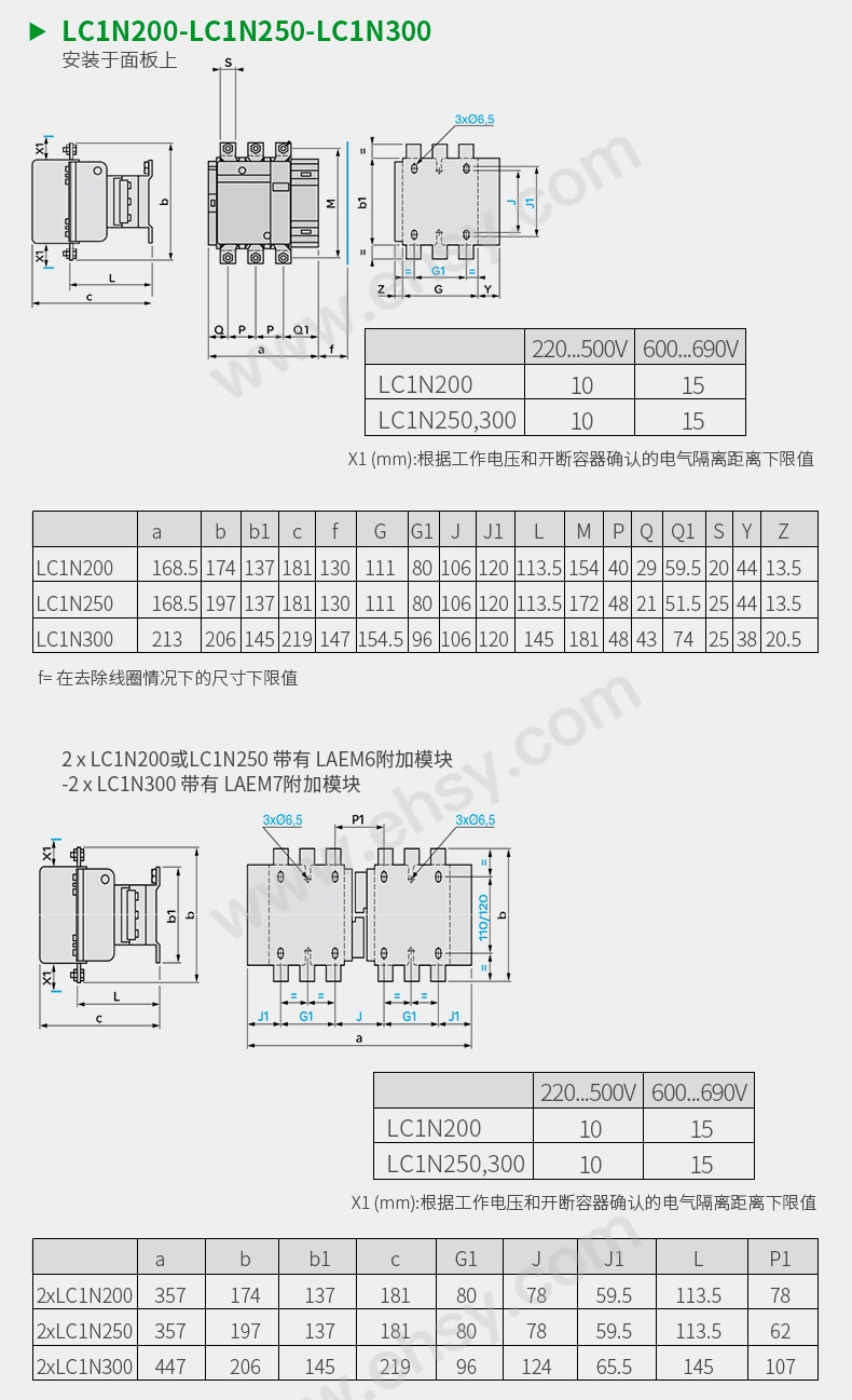 施耐德 EasyPact D3N（LC1N）系列三极交流控制接触器，LC1N50M5N 50A，220V50Hz 售卖规格：1个【多少钱 规格 ...