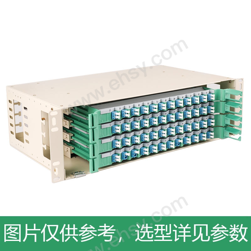 海乐Haile 48口96芯ODF光纤配线架 LC单模满配，19英寸抽拉机架式灰白色喷塑细砂面，P3-96S-LC【多少钱 规格参数 图片 ...