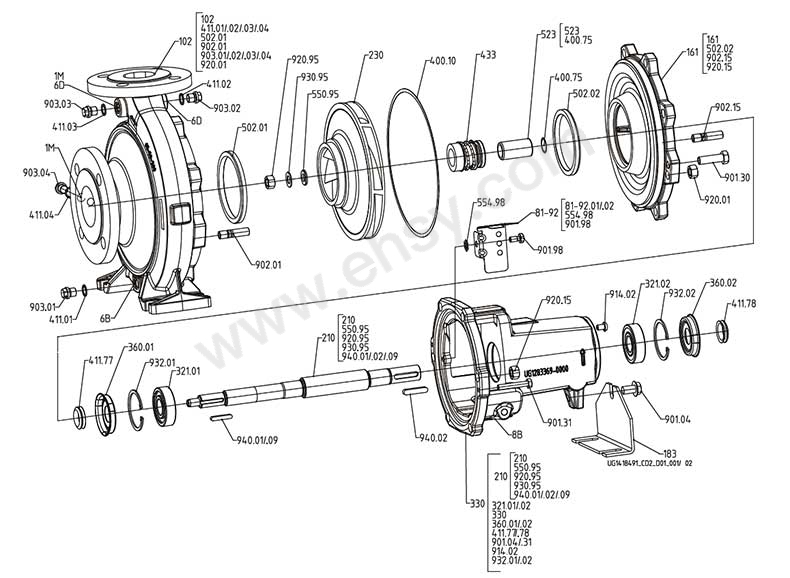 凯士比/KSB 机械密封备件包，Shaft Seal-WS55-10，适用ETN系列 下单请提供完整机组型号 售卖规格：1套【多少钱 规格参数 图片 采购】-西域