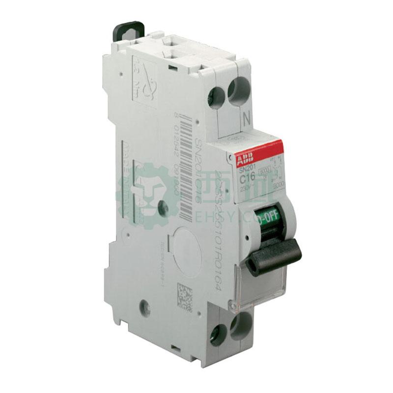 ABB 微型断路器 SN201 1P+N 10A D型，SN201-D10 10096737 售卖规格：1个【多少钱 规格参数 图片 采购】-西域