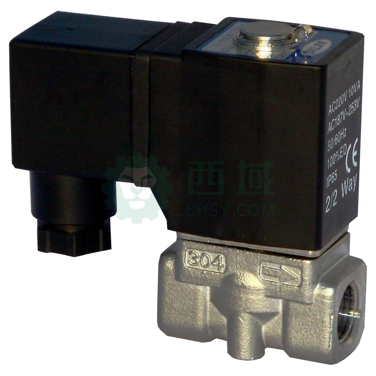 亚德客AirTAC 流体阀，2位2通直动常闭不锈钢型，2S030-06-B【多少钱 规格参数 图片 采购】-西域