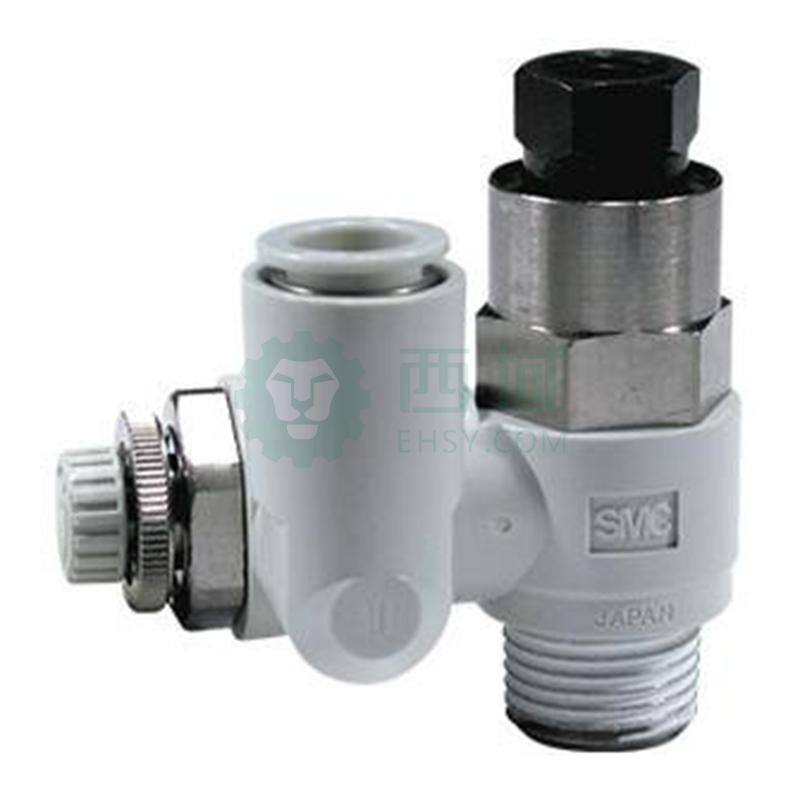 SMC 速度控制阀，ASP430F-02-08S ASP带先导式单向阀 售卖规格：1个【多少钱 规格参数 图片 采购】-西域