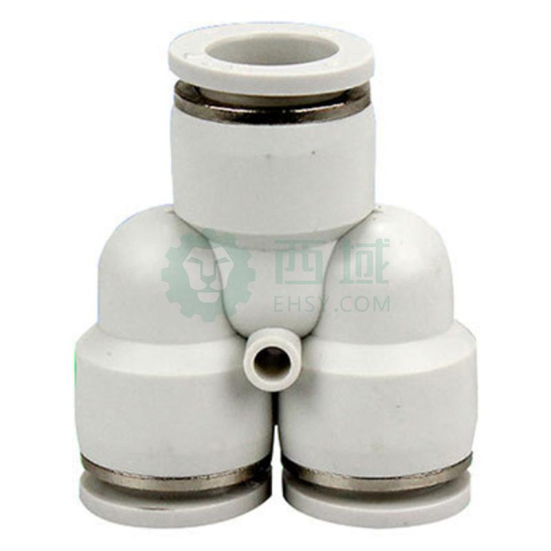 亚德客/AirTAC APY系列Y型三通，X-APY8 接管外径8*8*8 售卖规格：1个【多少钱 规格参数 图片 采购】-西域