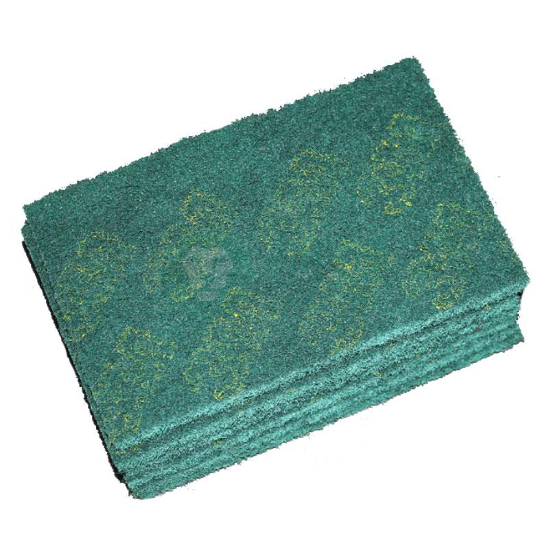 3M 8698绿色工业百洁布，8698 150×230mm 100片/箱（分切） 6'×9'(150×230mm) 售卖规格：100片/箱 ...