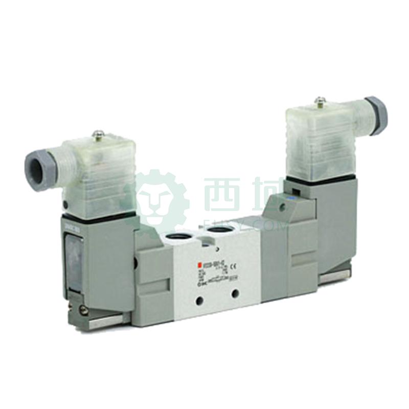 SMC 电磁阀，VF5220-5DZ1-02 二位五通双电控,Rc1/4",DC24V 售卖规格：1个【多少钱 规格参数 图片 采购】-西域