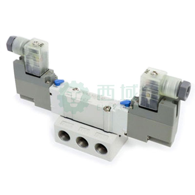 SMC 两位双电控5通电磁阀，SY7240-5DZ-02 底板配管式,DIN型插座式,带插头,DC24V 售卖规格：1个【多少钱 规格参数 ...