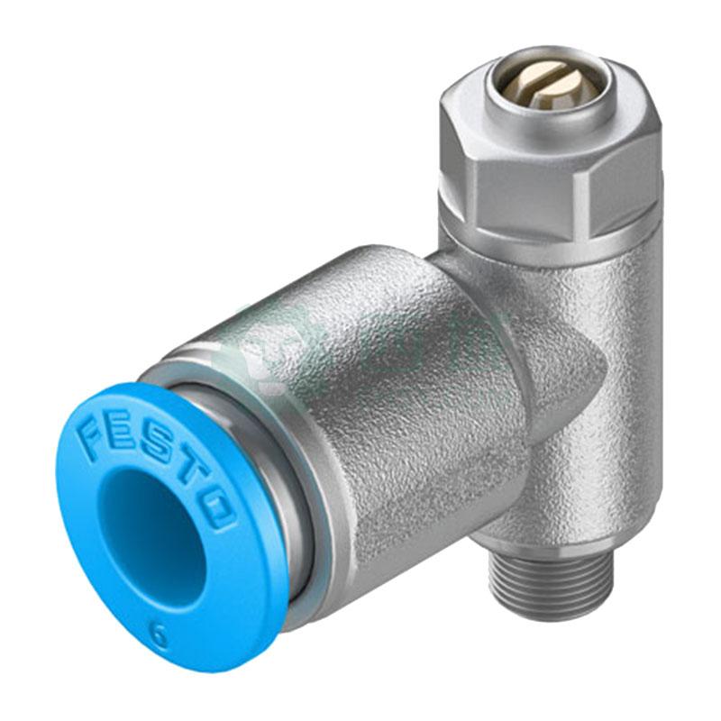 费斯托/FESTO 单向节流阀，GRLZ-M5-QS-3-D，193153 带快插接头，进气节流型 售卖规格：1个【多少钱 规格参数 图片 ...