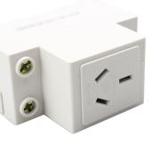 正泰/CHINT A30工业插座模数化空开导轨插座箱配电，AC30-108 三孔10A 售卖规格：1只【多少钱 规格参数 图片 采购】-西域