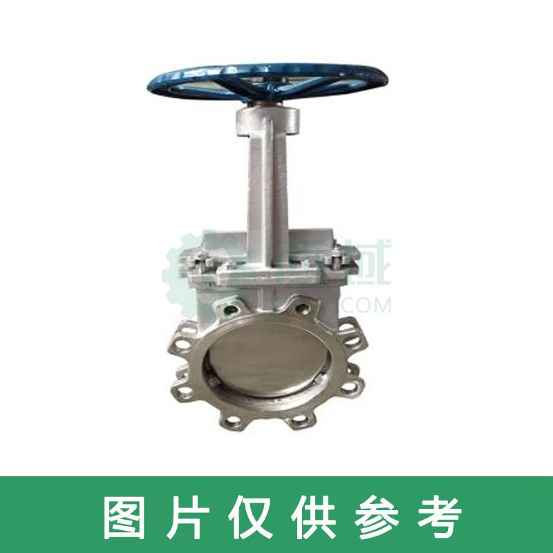 不锈钢304浆液阀 Z73X-10P，DN100【多少钱 规格参数 图片 采购】-西域