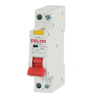 德力西/DELIXI 微型剩余电流保护断路器 DZ47PLES 1P+N 32A C型 DZ47PLESC32 紧凑型18mm【多少钱 规格参数 图片 采购】-西域