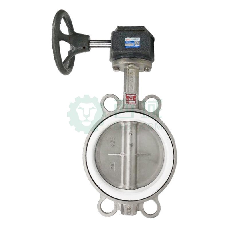 博纳斯威SUS304涡轮对夹蝶阀，D371F-16P DN100【多少钱 规格参数 图片 采购】-西域