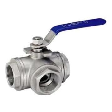 西域推荐 不锈钢304丝口三通球阀Q15F-16P，DN50【多少钱 规格参数 图片 采购】-西域