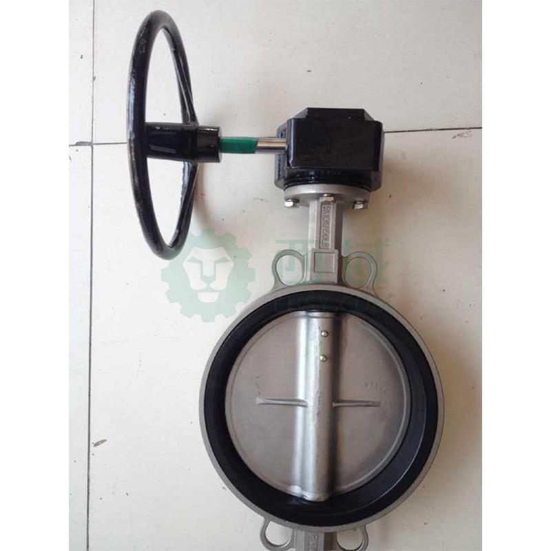 日高 蜗轮蜗杆对夹蝶阀，D371X-10P，DN350【多少钱 规格参数 图片 采购】-西域