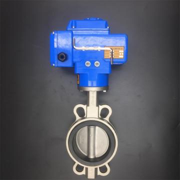 日高 不锈钢电动对夹蝶阀，调节型D971X-10P，DN125【多少钱 规格参数 图片 采购】-西域