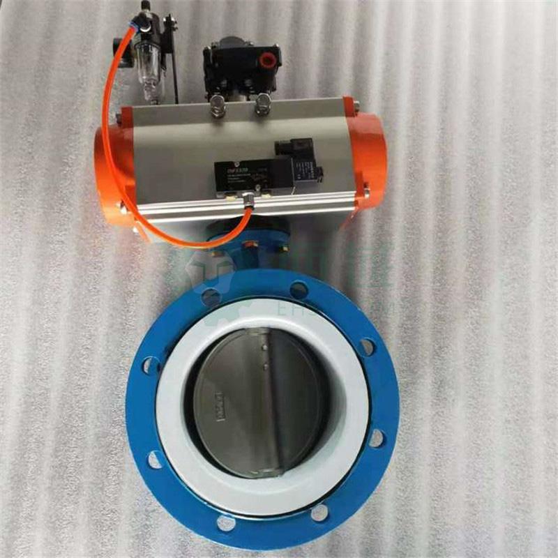 日高 气动法兰蝶阀，D641F-16C，DN600【多少钱 规格参数 图片 采购】-西域