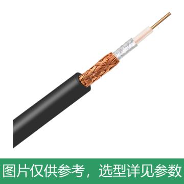 海乐 高频同轴电缆SYV50-5射频线馈线，铜芯直径1.37mm 纯铜128编 100米/卷【多少钱 规格参数 图片 采购】-西域