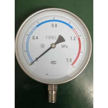 德天 压力表，Y150 0-1.6MPa 1.0级 M20×1.5/径向/304+316/含第三方检定报告【多少钱 规格参数 图片 采购】-西域