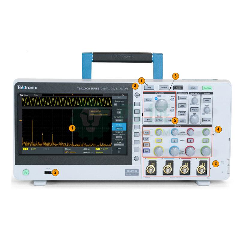 泰克Tektronix 数字存储示波器，TBS2104B【多少钱 规格参数 图片 采购】-西域